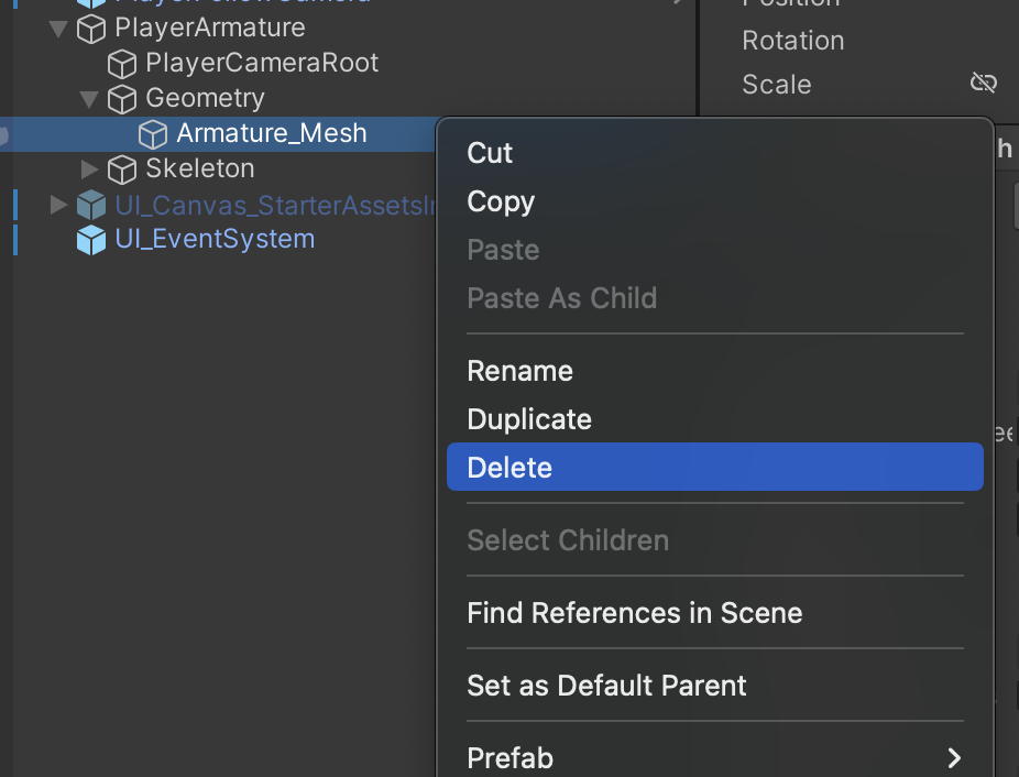 【Unity】StarterAssetsのTPSのキャラクタを変更してみる - ソフトライム