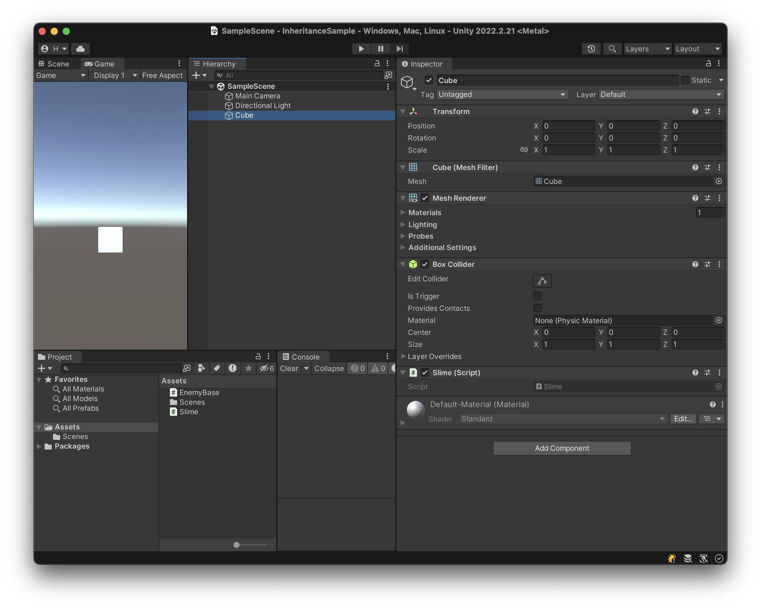 【Unity】継承されたスクリプトのStartメソッドの挙動 - ソフトライム