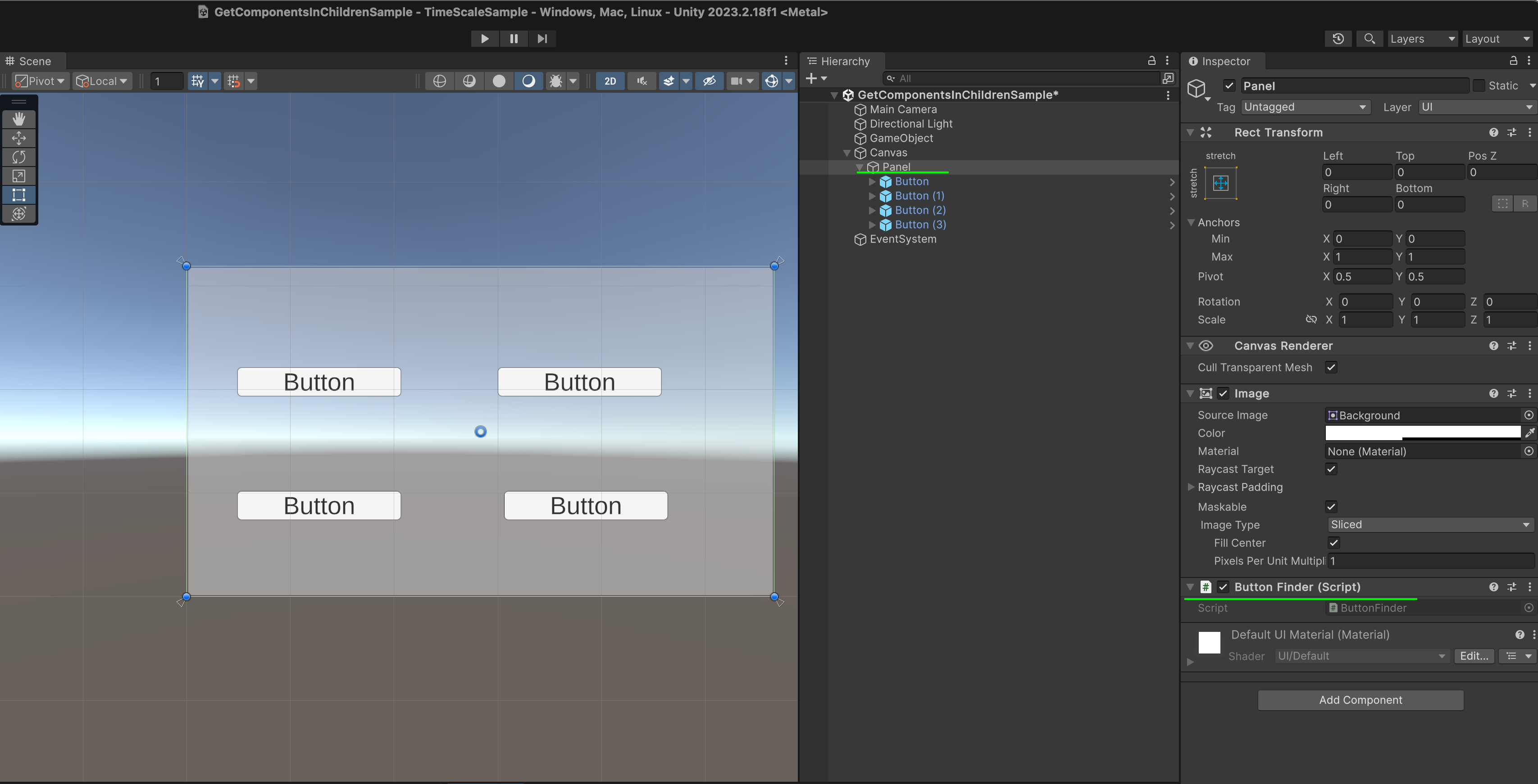 【Unity】GetComponentsInChildren(); - ソフトライム