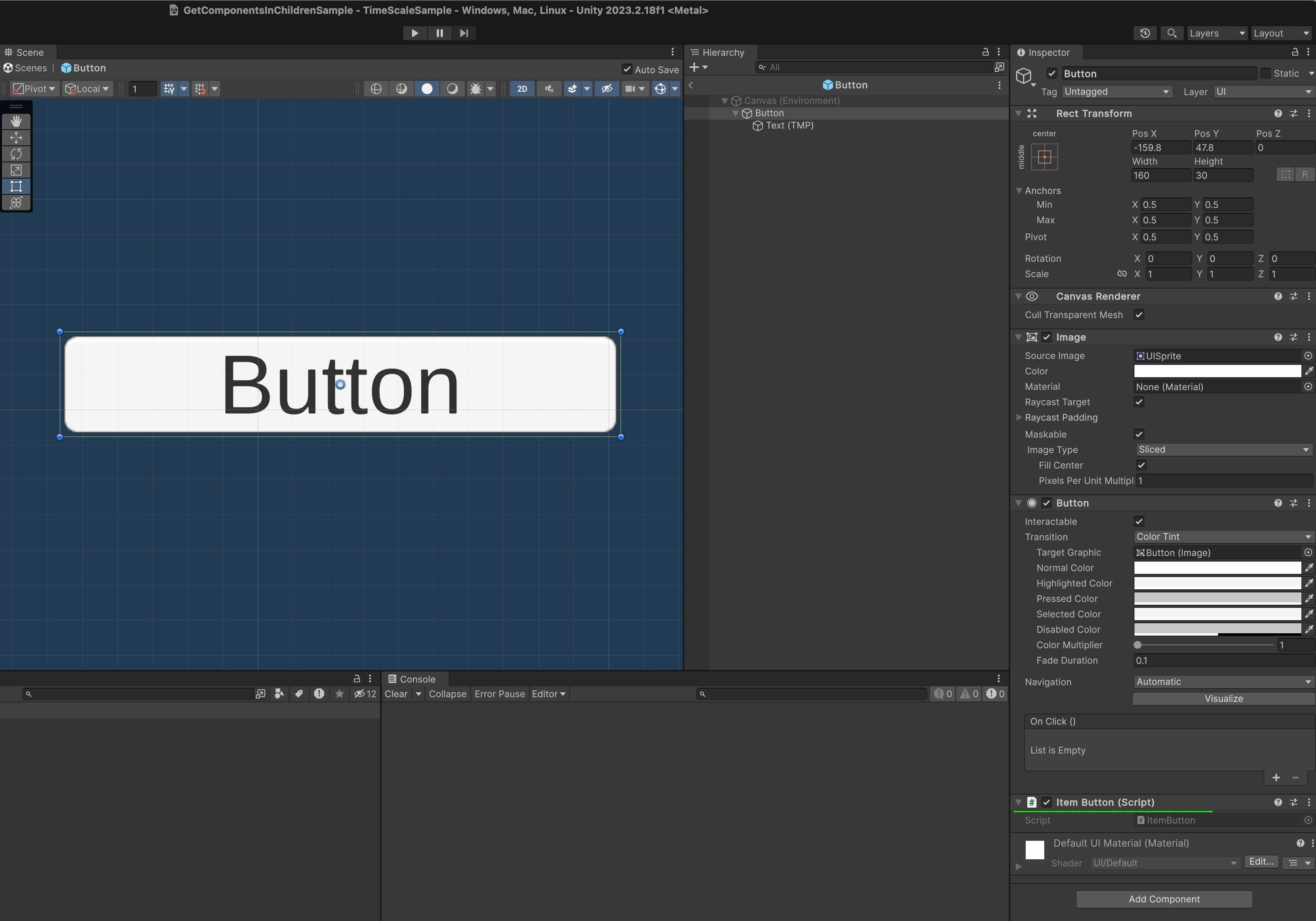 【Unity】GetComponentsInChildren(); - ソフトライム
