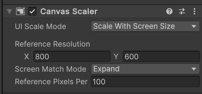 Unity UIのスケーリング設定とScreen Match Modeに関する資料 - ソフトライム