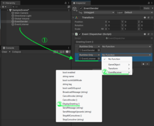 UnityEvent を使ったイベント登録入門チュートリアル – EventDispatcher と EventReceiver の連携 - ソフトライム